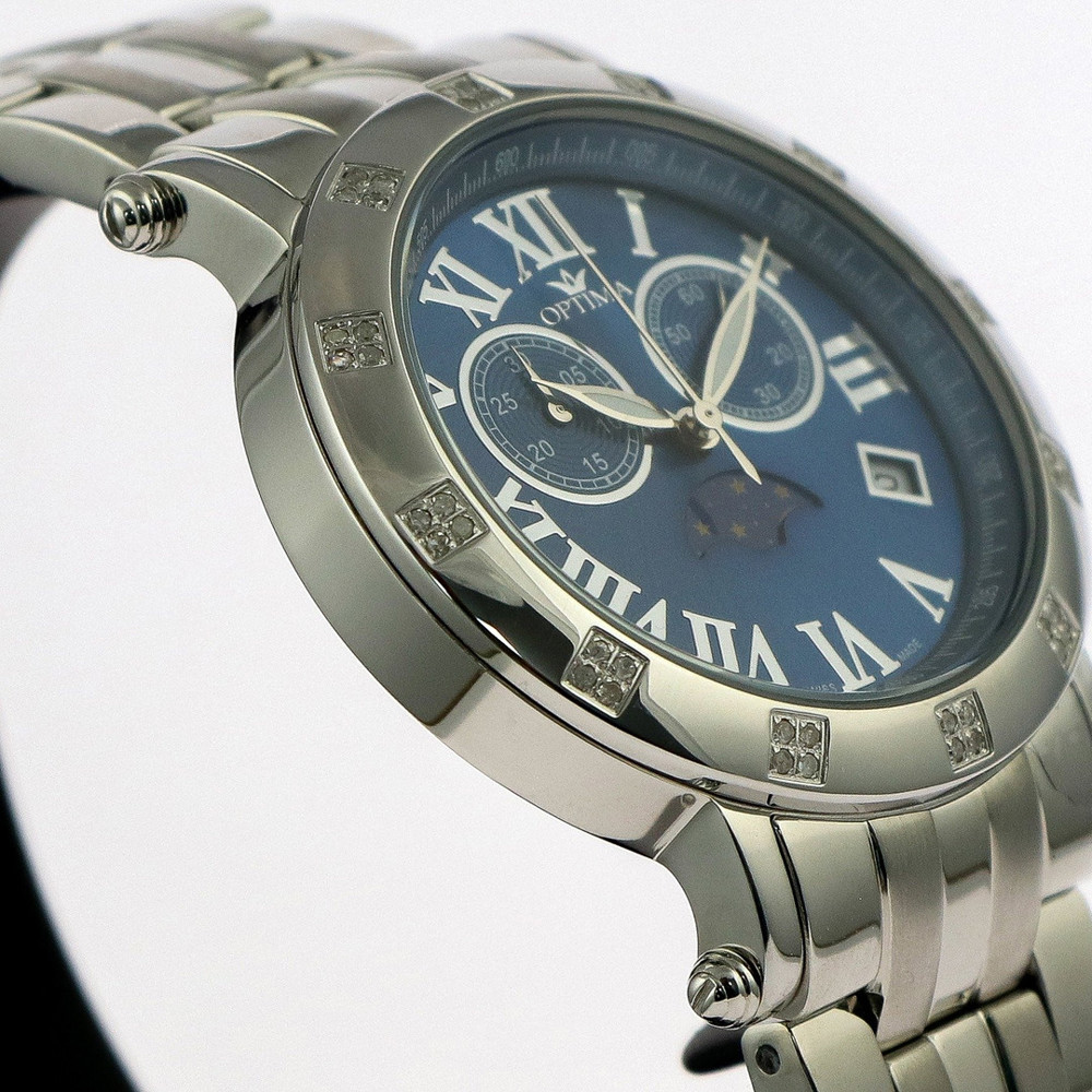 OPTIMA Chronograph quartz watch, Swiss M… | Auktion.se