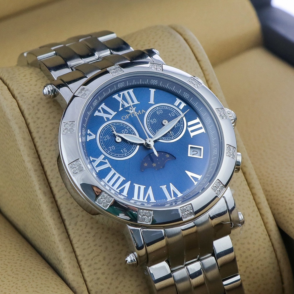 OPTIMA Chronograph quartz watch, Swiss M… | Auktion.se