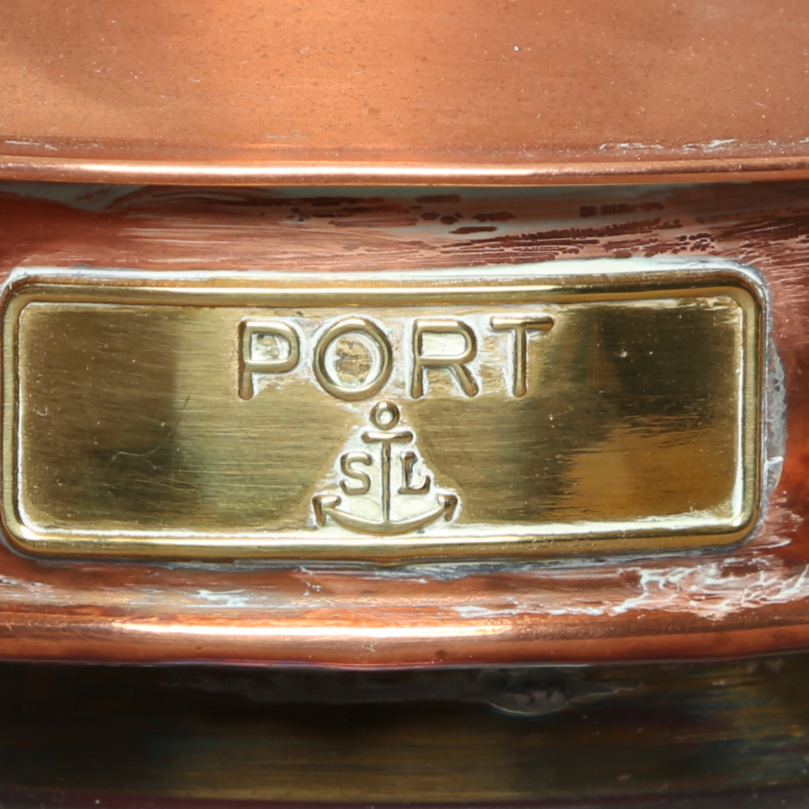 LANTERN, 2 pcs, marked "port" and "starb… | Auktion.se