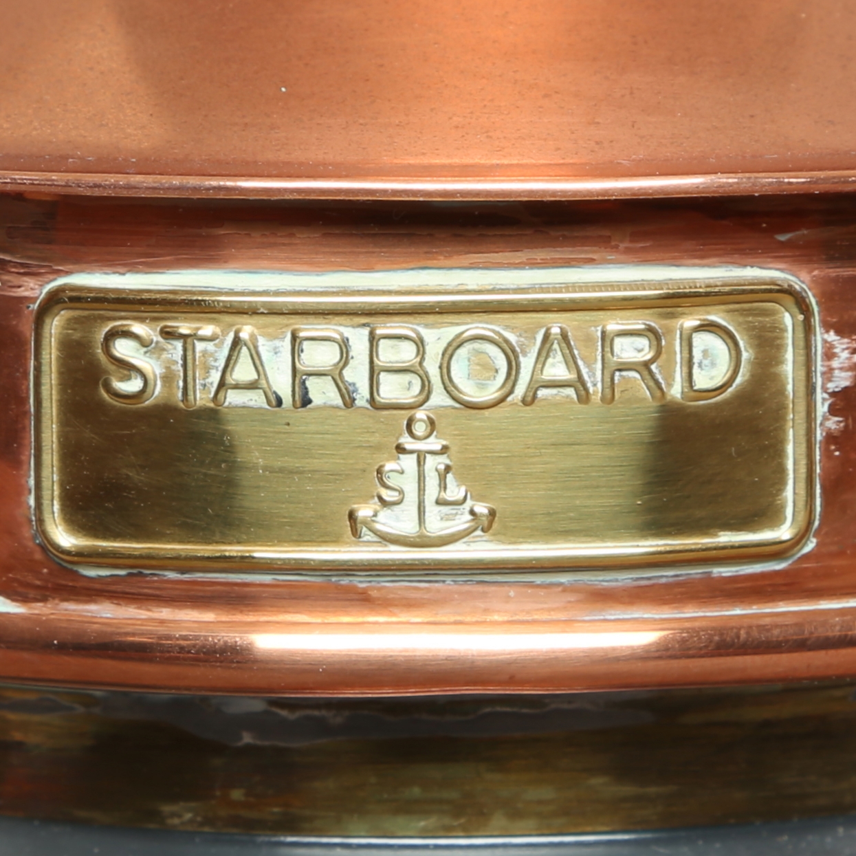 LANTERN, 2 pcs, marked "port" and "starb… | Auktion.se